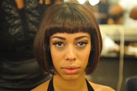 New York August 08 Model Getting Ready Backstage At Top Model Latina