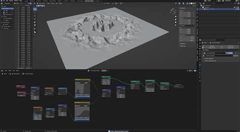 help with geometry nodes and displacement falloff r blender