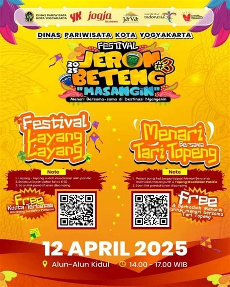 Festival Jeron Beteng 2025 Masangin” Menari Bersama Sama Di Destinasi Ngangenin
