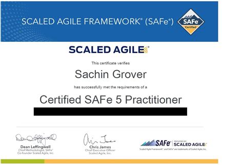 Agile Experience Agilesoftwaredevelopment Safe5 Sachin Grover