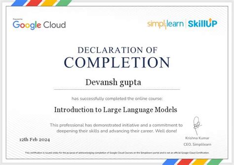 Devansh Gupta On Linkedin Devansh Gupta Has Successfully Completed The