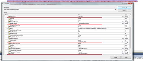 Extraer Parámetros De Un Connection String De Sql Server Desde C En