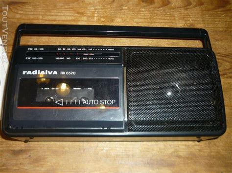 Poste Radio Cassette Radialva Vintage An 80s Modele En France Clasf