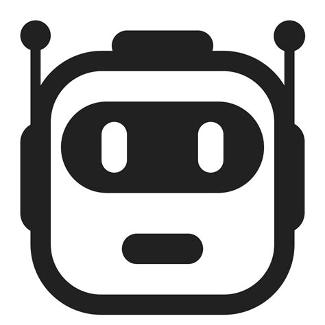 Robot Icon Fluentui Emoji Mono Iconpack Microsoft