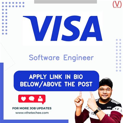 Visa Is Hiring For Software Engineer Apply Now V The Techee Jobs