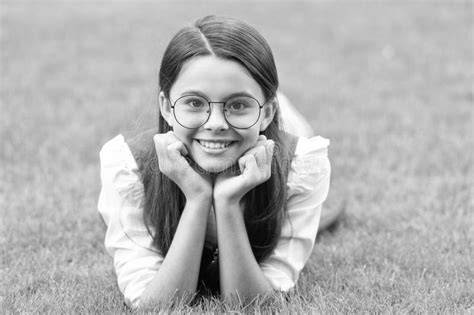 Teenage Girl With Smiling Face Portrait Of Happy Teenage Girl In