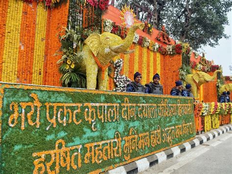 Preparations For Consecration Ceremony Of Ramlala Held On January 22