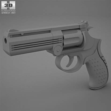 Mp412 Rex 3d Model To Download In Max Fbx Obj C4d