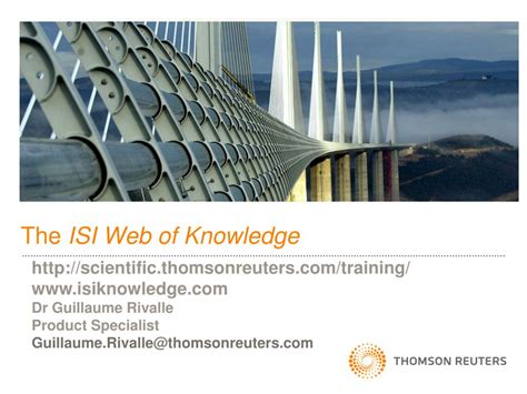 Ppt The Isi Web Of Knowledge Powerpoint Presentation Free Download