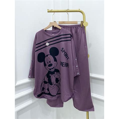 Jual Stelan Knit Setcel Murah Cargo Motif Jumbo Halus Lembut Xxl Karet