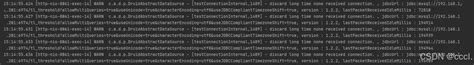 解决 Discard Long Time None Received Connection Csdn博客