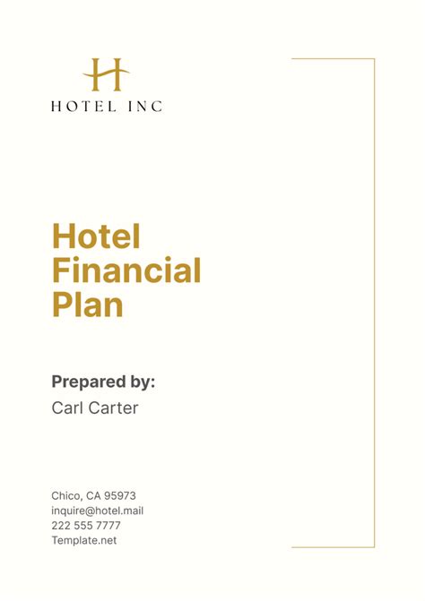 Free One Page Financial Plan Template To Edit Online