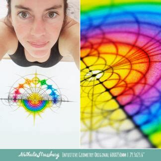 Original Spark Of Life Spectrum Geometry Art Nathalie Strassburg
