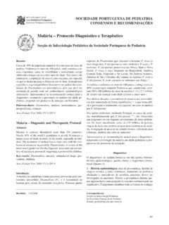 Mal Ria Protocolo Diagn Stico E Terap Utico Mal Ria Protocolo