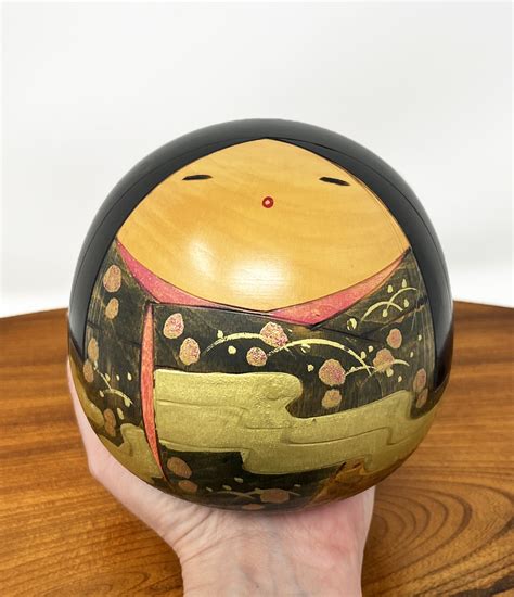 Raffinata Kokeshi Vintage Kaguya Hime La Principessa Della Luna Di Toa Sekiguchi Kimono