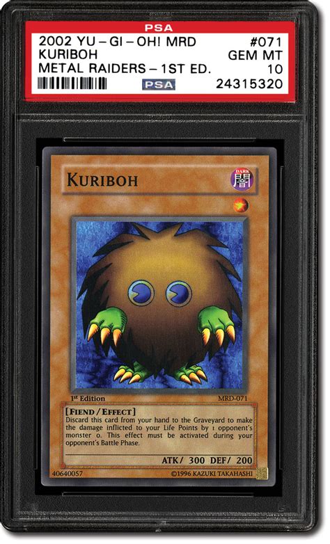 PSA Set Registry Collecting The Classic Yu Gi Oh Metal Raiders MRD Trading Card Game Set