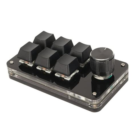 Diy Programmable Keyboard 6 Key Mini Keypad Pc Keypadwith Knob Usb Mini