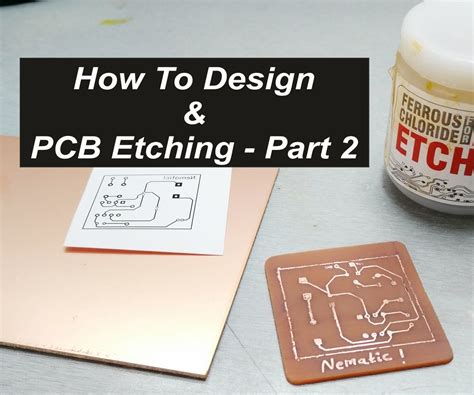 How To Design And Pcb Etching Part 2 7 Steps With Pictures