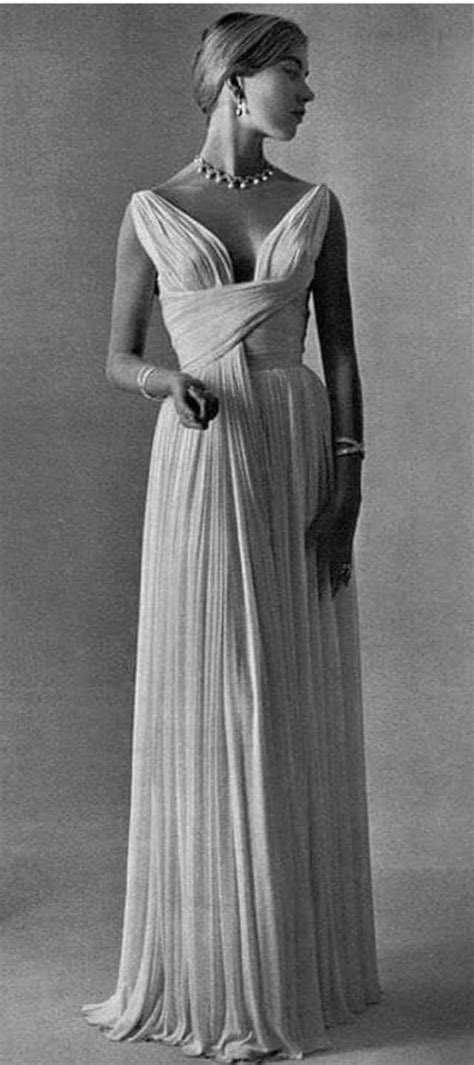 Madame Gres 1956 Vintage Gowns Fashion Dresses Madame Gres