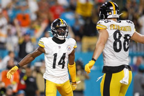 Watch Steelers Wr George Pickens Makes Incredible Td Catch Vs Dolphins