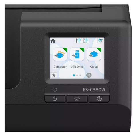Epson Workforce Es C380w A4 Compact Desktop Document Scanner Es C380w Mwave
