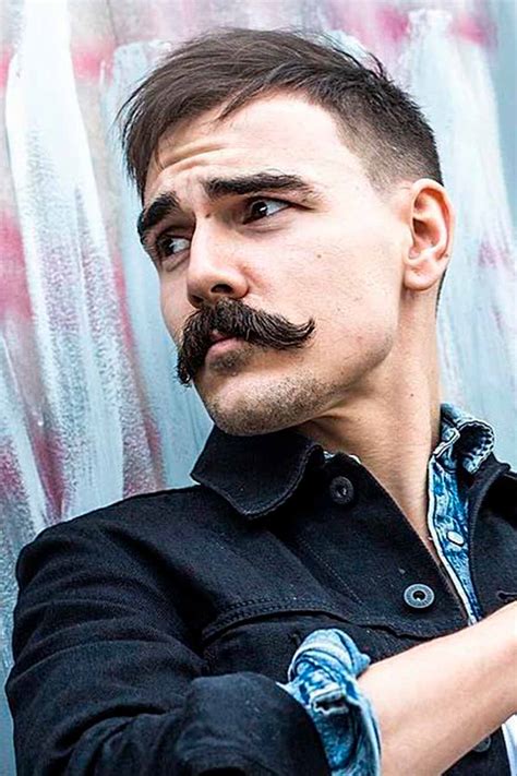Top Mustache Styles That Every Man Will Want To Try In Mens Haircuts