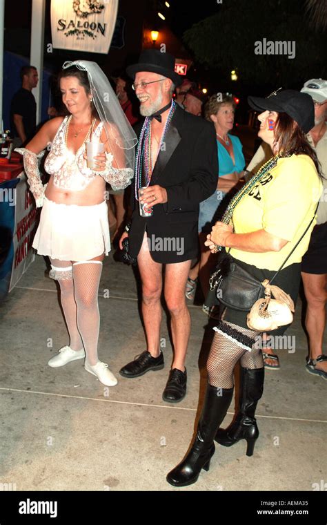 Fantasy Fest On Duval Street Key West The Keys Florida Fl Usa Bride And