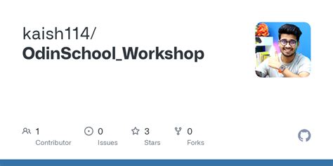 Github Kaish114odinschoolworkshop