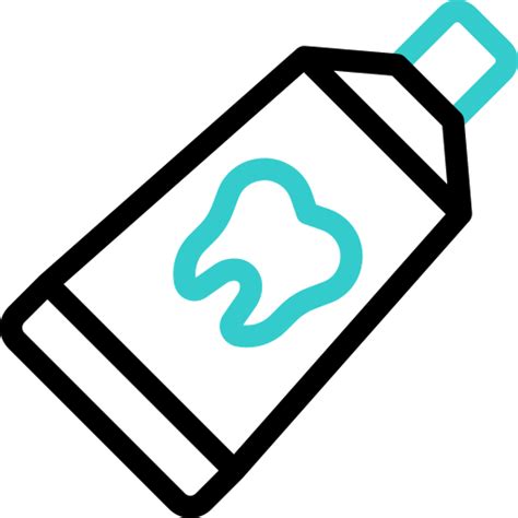 Toothpaste Basic Accent Outline Icon