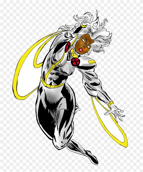 Download Of The X Men From Marvel Comics Cartoon Storm X Men Clipart
