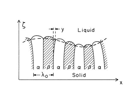 3 The Lamellar Eutectic Front [58] By λ 0 We Denote The Spatial Download Scientific Diagram