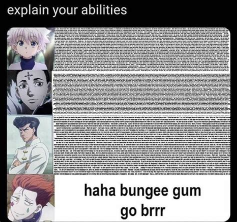 Pin By Odalys Escalera On Funny Hunter X Hunter Hunterxhunter Funny