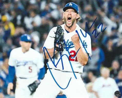 Clayton Kershaw Autographed 8x10 Photo Los Angeles Dodgers Coa Etsy