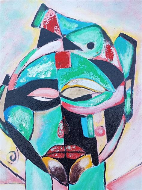 The Kiss Art For Lovers Abstract Love Art Abstract Couple Painting