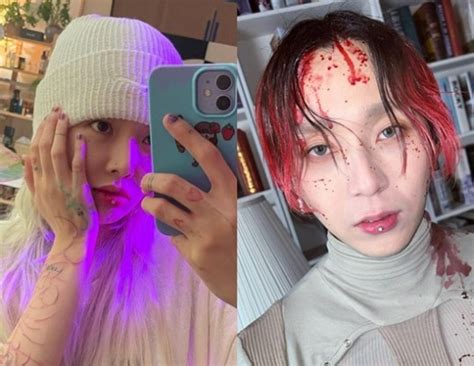 던 ‘결별 현아 숙소서 포착…새 타투는