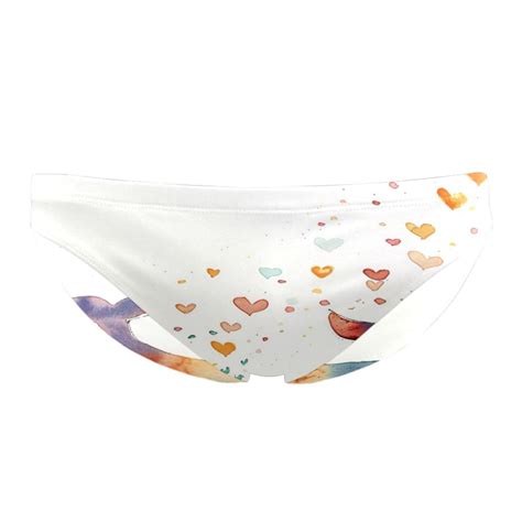 Swim Jammers For Men Mens Swim Jammers Blue Whale Watercolor Animal