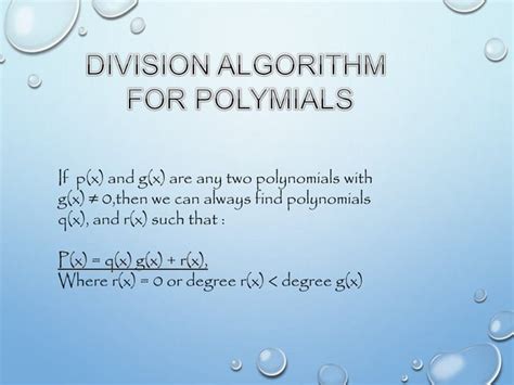 Polynomials Of Class 10th Pptx
