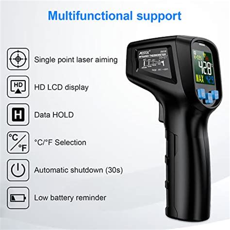 Infrarood Thermometer MESTEK Laser Digitaal Temperatuurmeter Gun Direct