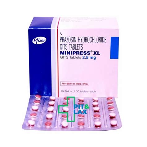 Minipress Xl 25 Mg Tablet At Rs 430stripe In Surat Id 2853479610791