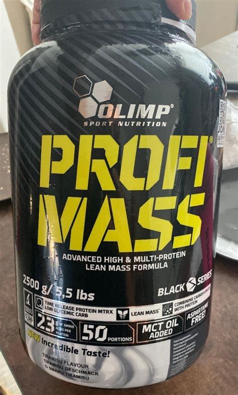 Profi Mass Olimp Tiramisu Flavour Kalórie Kj A Nutričné Hodnoty