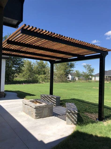 Steel Shade Pergolas Straight Cantilever Pergolas