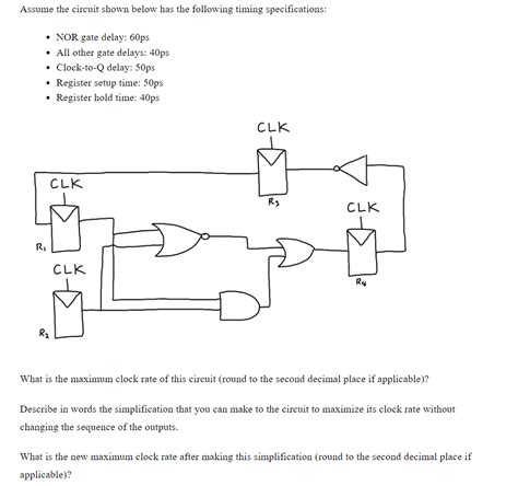Assume The Circuit Shown Below Has The Following Chegg