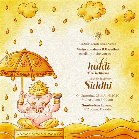 Quirky Indian Wedding Invitations Ganesha Wedding Invitation Suite