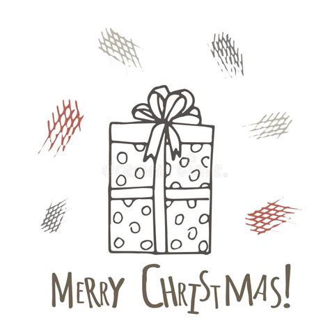 Hand Drawn Gifts With Bows In Cartoon Style Stock Vector Illustration Of Isolated Giftbox
