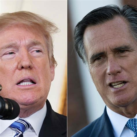 Donald Trump Urges Mitt Romney To Be A ‘team Player Hours After