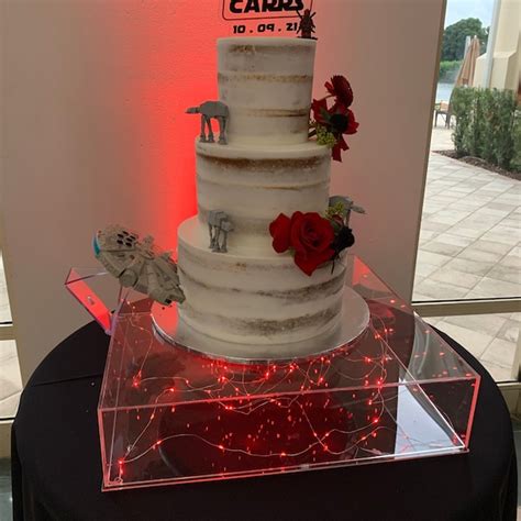 Clear Acrylic Plexiglass Cake Stand Etsy