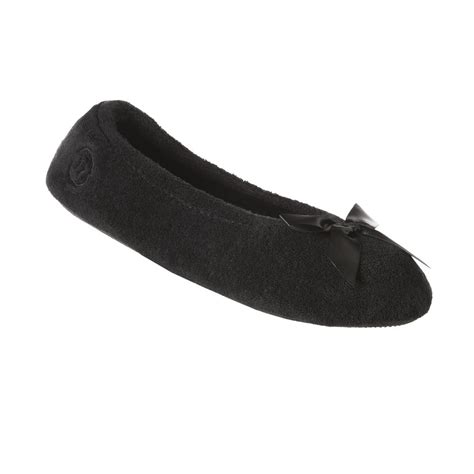 Womens Classic Cotton Terry Ballerina Slipper Usa