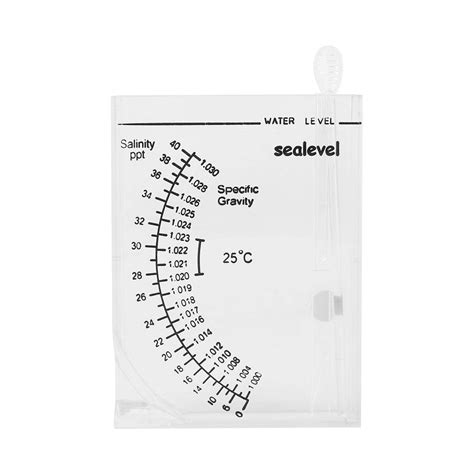 Hydrometer Salinity Meter For Aquariums Accurate Saltwater Salinity