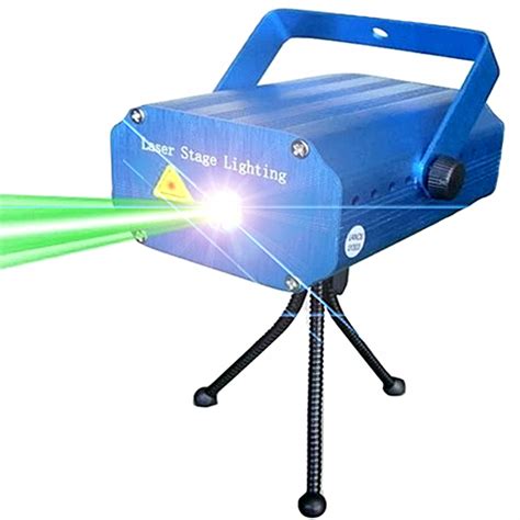 Projektor Laserowy Laser Led Disco Dj Stroboskop Czujnik DŹwiĘku