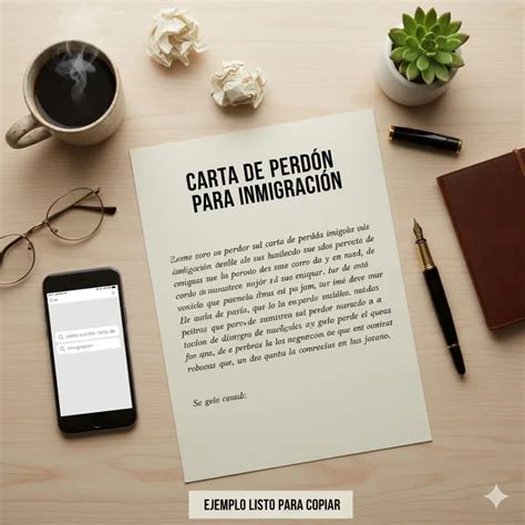 Carta De Perdón Para Inmigración Ejemplo Y Guía 2025